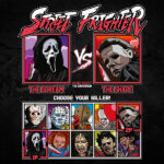 Street Frighter - Scream vs Halloween Horror T-Shirt